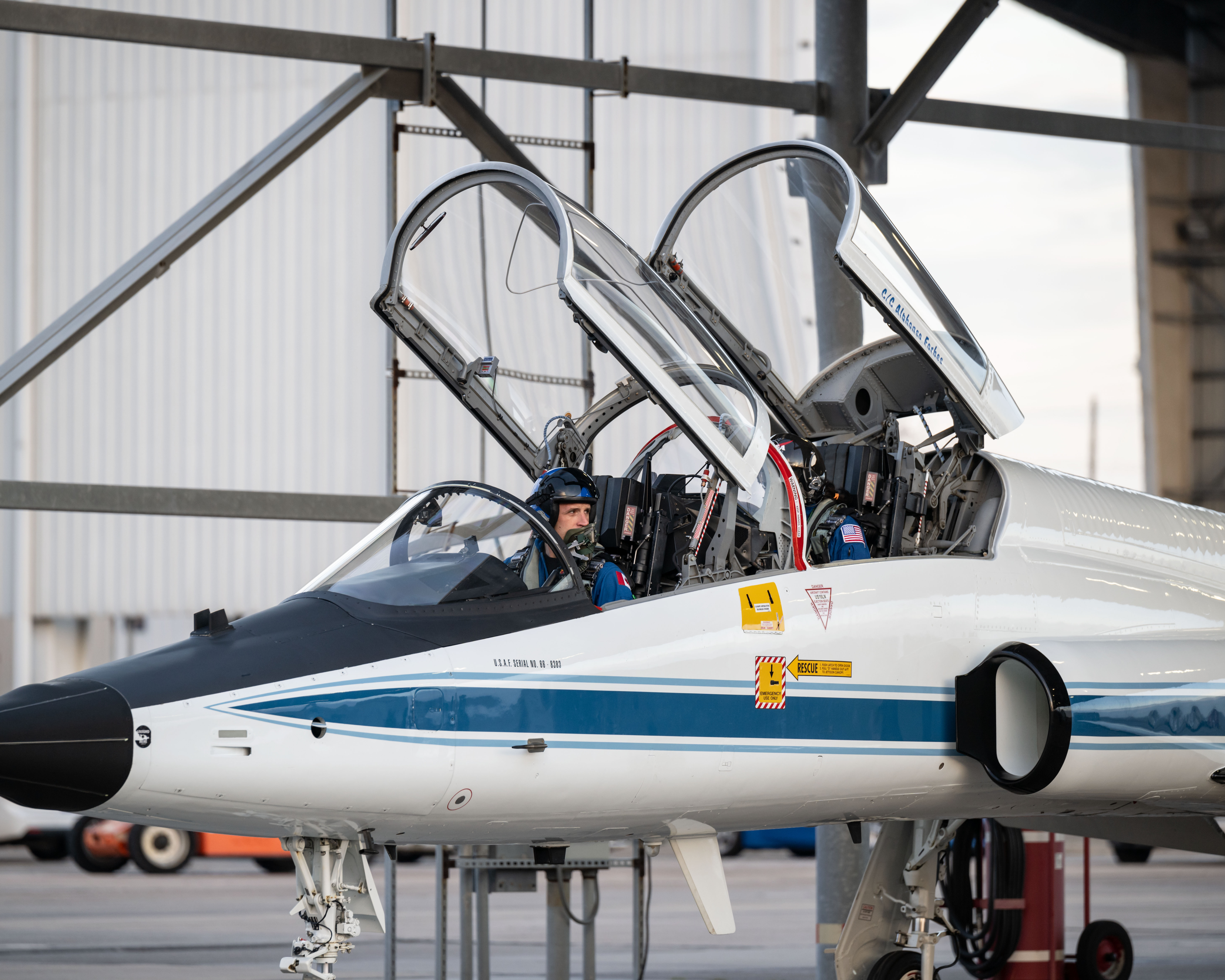 Joshua Kutryk and Suni Williams are ready to train on the T-38 jet ...