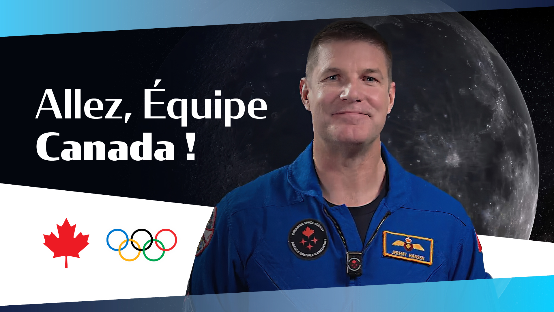 Jeremy Hansen souhaite bonne chance à Équipe Canada aux Jeux olympiques ...
